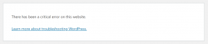 How to Fix the WordPress Error “There has been a critical error on your ...